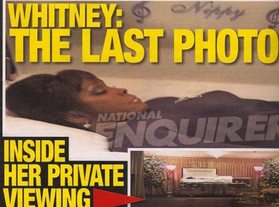 Whitney Houston's casket photo upsets family - FacenFacts
