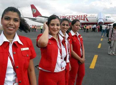 Kingfisher Airlines Air Hostess Salary