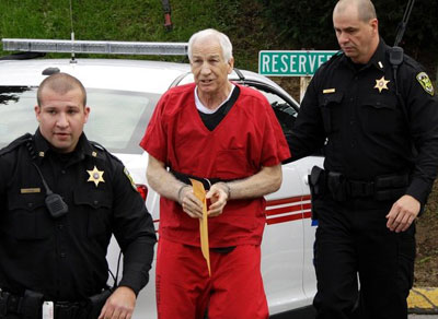 Jerry Sandusky gets at least 30 years in prison for child sex abuse ...