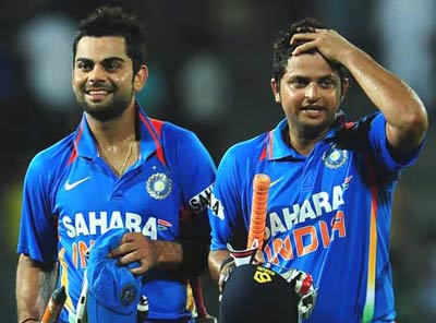 Kohli, Raina make it to top 10 in ICC T20 rankings - FacenFacts