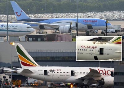 Two Boeing 787 break down within an hour, one catches fire at Heathrow ...