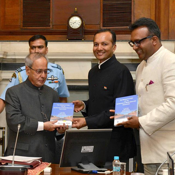 Prez receives 1st copy of book on 'The President of India and the ...
