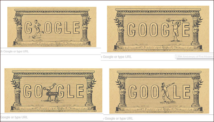 Google celebrates 120th anniversary of 1st modern Olympic Games with a ...