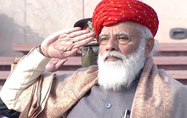 Republic Day 2021 Celebration: PM Narendra Modi Sports Special Paghdi ...